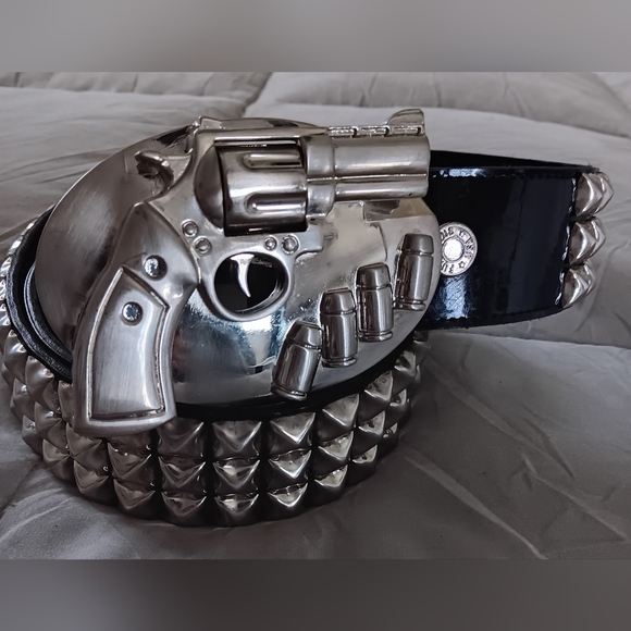 Funk Plus USA | Accessories | Mens Funk Plus Usa Patent Leather Belt ...